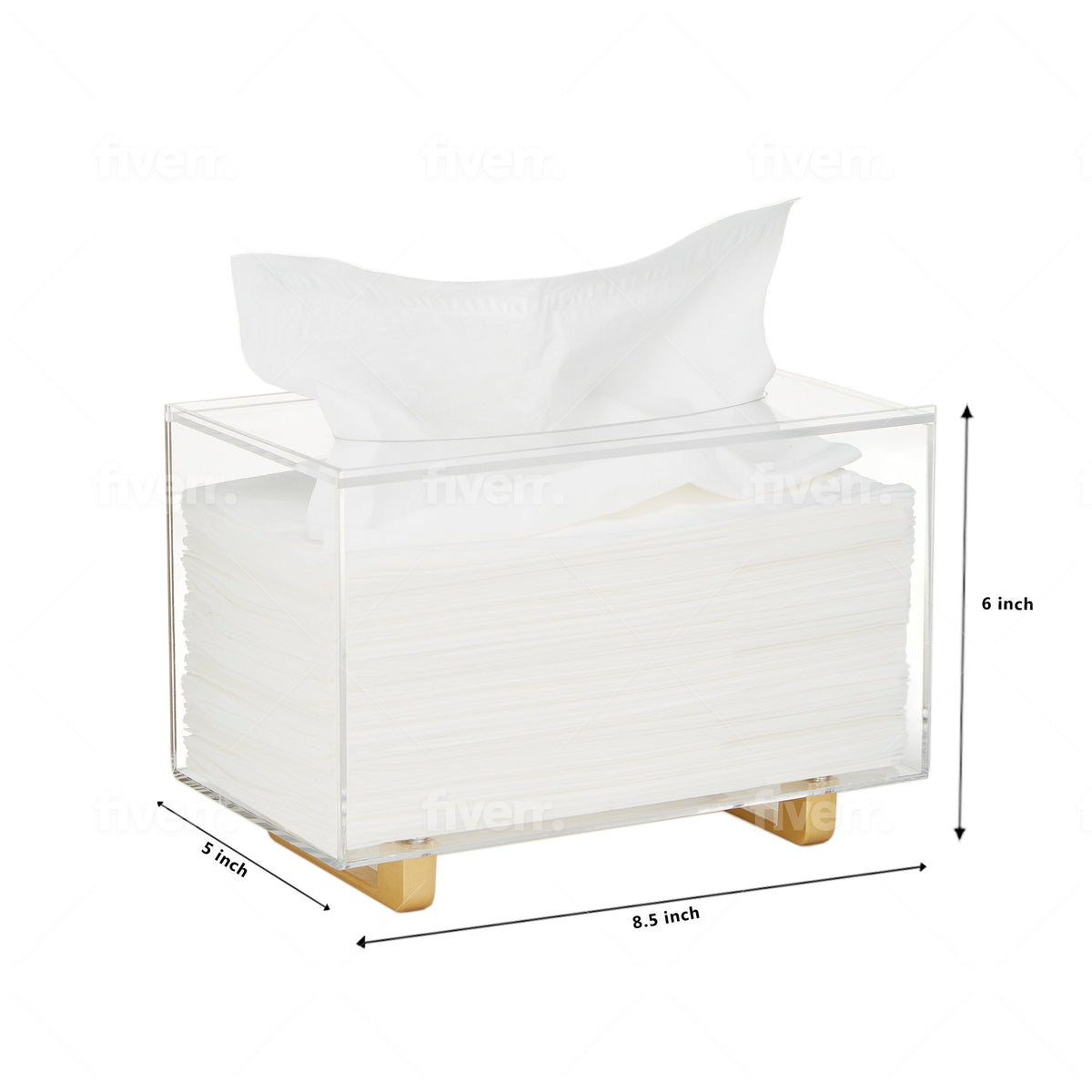 Personalized Acrylic Tissue Box- Fit's "KLEENEX" Brands – The Home Beau