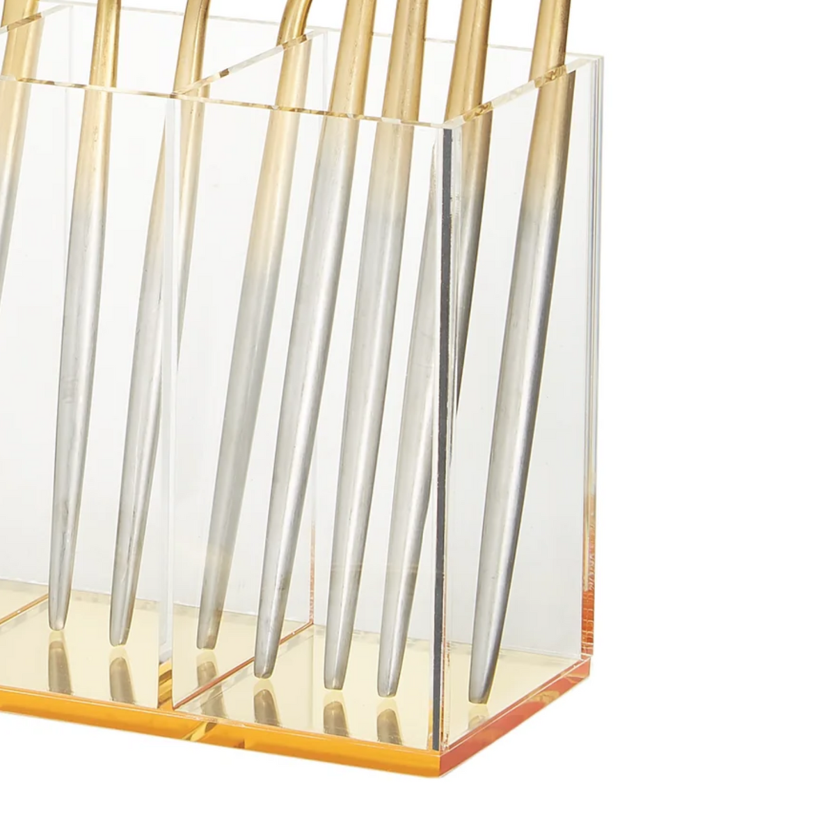 3 Sections Slim Personalized Acrylic Caddy – The Home Beau