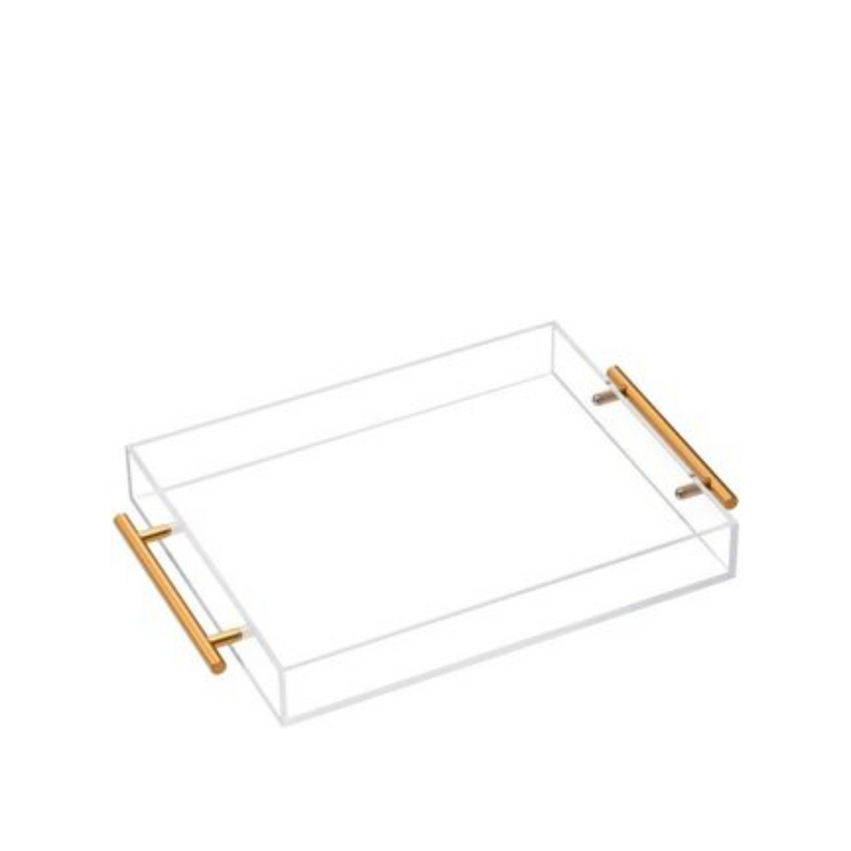 Acrylic Tray with Gold Handles | The Home Beau – The Home Beau